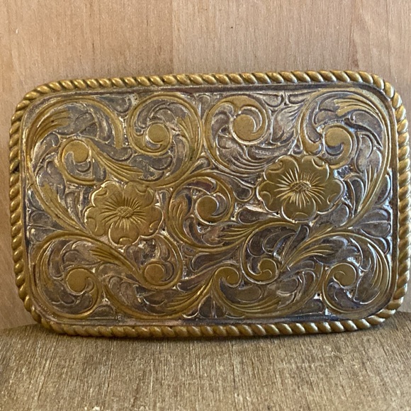 Crumrine | Accessories | Crumrine Inc El Arturo Bronze Western Floral ...